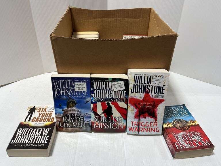 (29) WM Johnstone books, all like new, mostly western - Albrecht ...