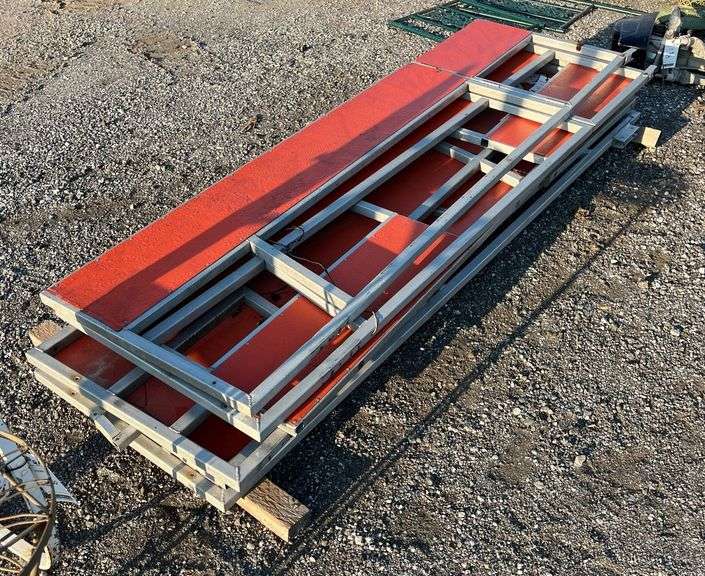 Complete pontoon boat enclosure with doors, two sides- 92" x 27 ...