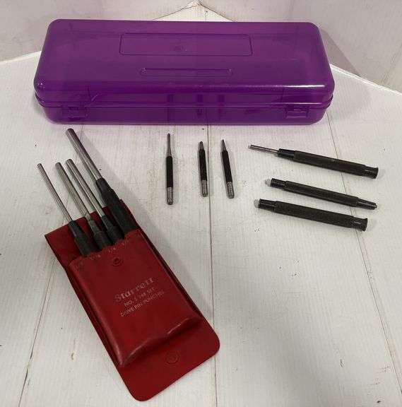 Starrett drive punches, no. S 248 set, good - Albrecht Auction Service