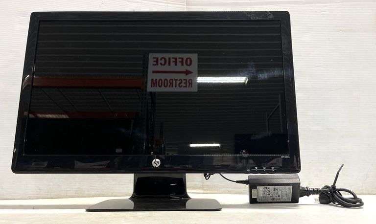 HP Flat Screen computer monitor, 25", great - Albrecht Auction Service