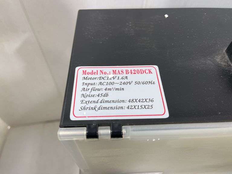 Master airbrush B420DCK portable hobby paint spray booth kit, includes ...