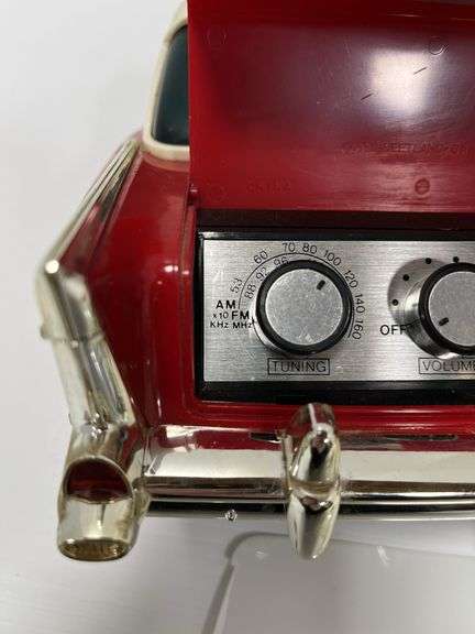 Red '57 Chevy radio by Banning Classics, includes wall mount and ecal ...