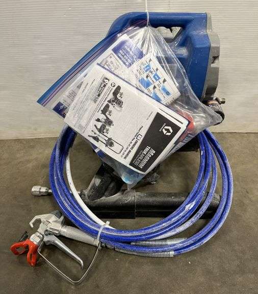 Graco Magnum X5 true airless paint sprayer, extra tips and extension ...