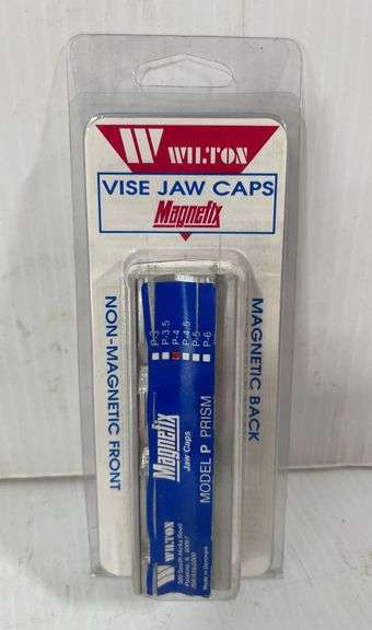 Wilton vise jaw caps, Magnefix, model P-4, prism, 4" - Albrecht Auction ...