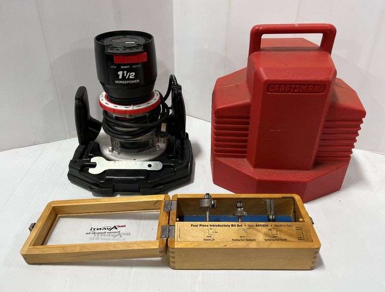 Craftsman router 1 1/2 HP, made in Italy, used very little - Albrecht ...