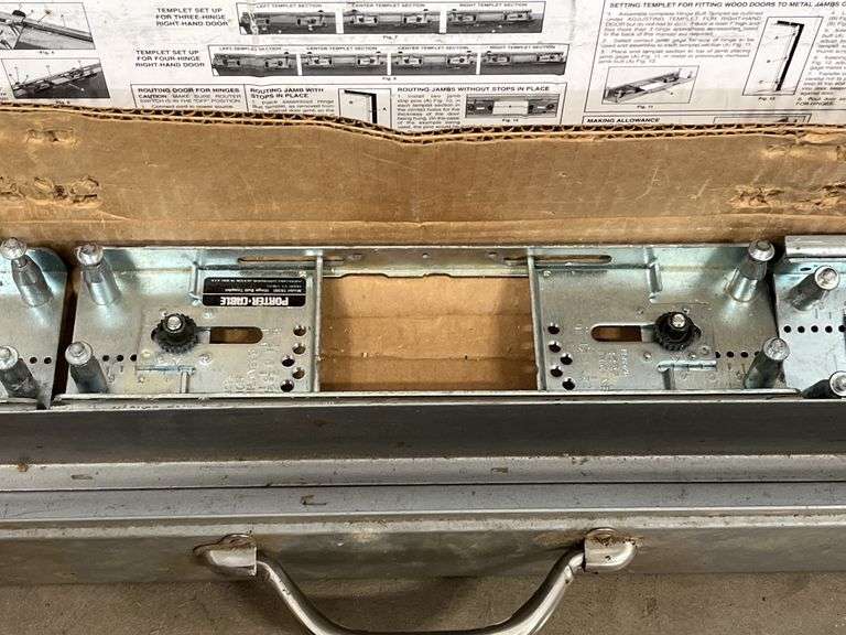 Porter cable hinge butt template kit, 39"L, good - Albrecht Auction Service
