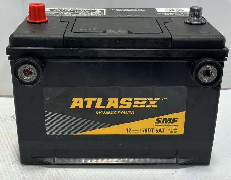 ATLASBX Dynamic Power battery, top post, good, used - Albrecht Auction Service