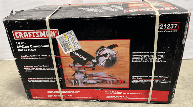 Craftsman miter saw, 10", NIB - Albrecht Auction Service