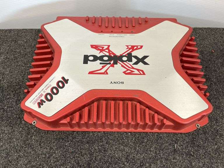 Xplod Sony bass box subs with 1000 Amp, 30"W x 14" x 14", great ...