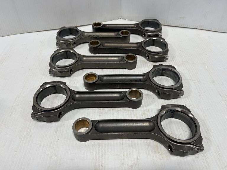 (7) Oliver Billet Rods, SBC, 6.125, some gashes - Albrecht Auction Service