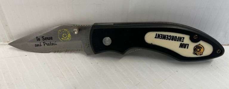 Law Enforcement Lock Blade Knife - Albrecht Auction Service