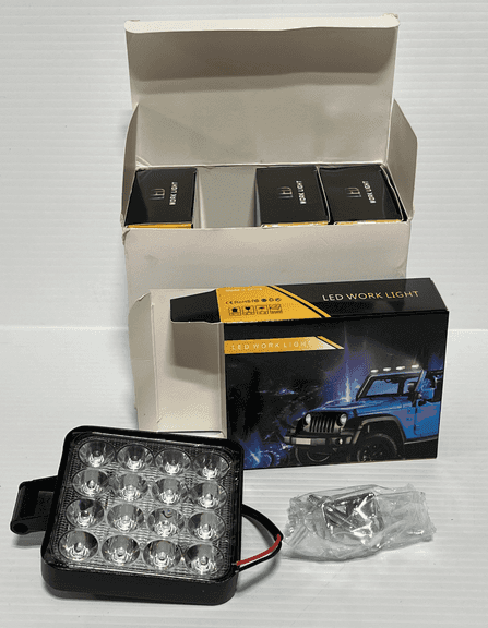 (4) Packs LED work lights for trucks, cars, 4-wheelers, and motorcycles ...
