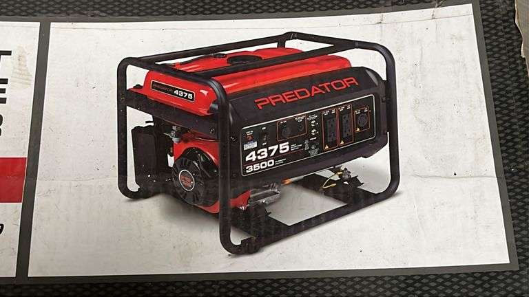 Predator 4375 Watt portable generator, NIB - Albrecht Auction Service