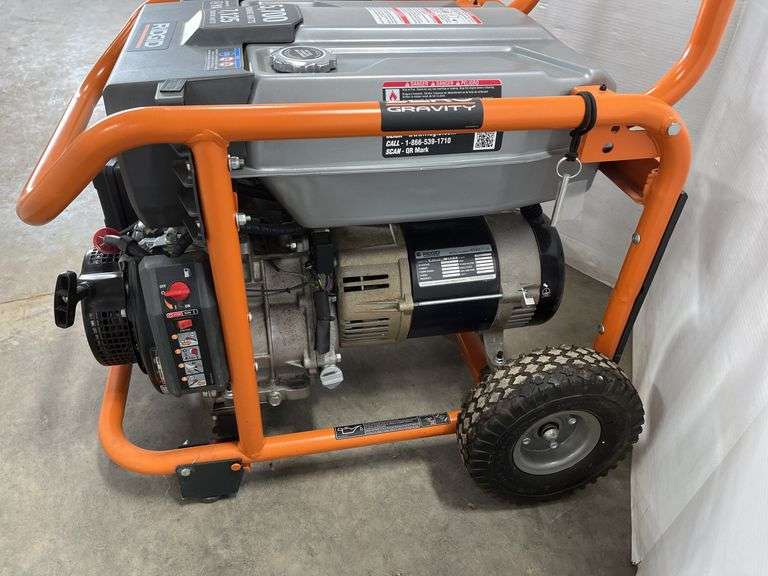 RIDGID Generator, powered by Yamaha, model No. RD905712A, starting ...
