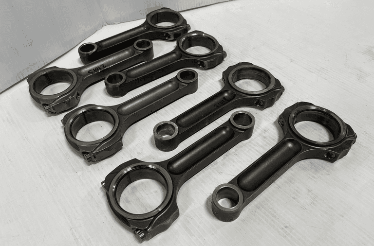 (7) Oliver Billet Rods, SBC, 6.125, some gashes - Albrecht Auction Service