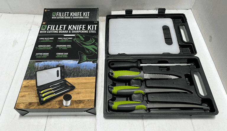 5-Piece fillet knife kit, looks NIB - Albrecht Auction Service