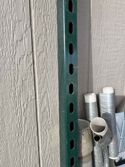 Assorted conduit of various thicknesses, pole for road signs, piping ...