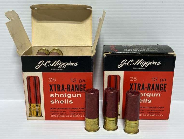 (50) Rounds of 12-gauge shotgun shells, bird shot, JC Higgins ...