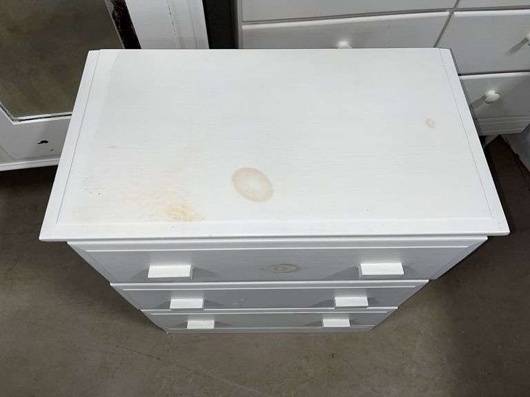 3-Pierce bedroom set, includes: Armoire- 39"W x 18"D x 5'H; Dresser- 3 ...