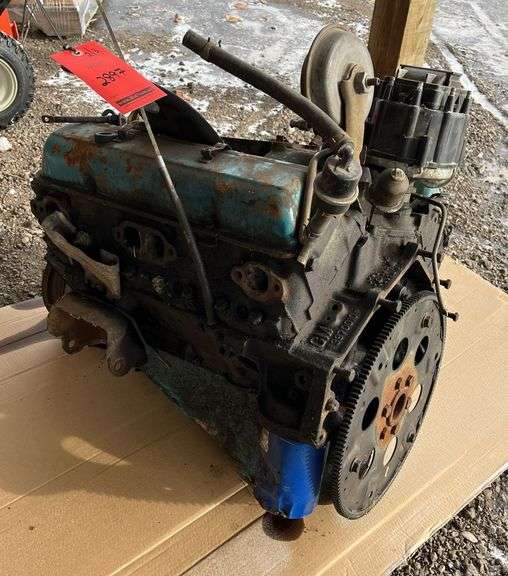 1970s GM 350 V8 engine, casting no. 3970010, used, unknown operating ...