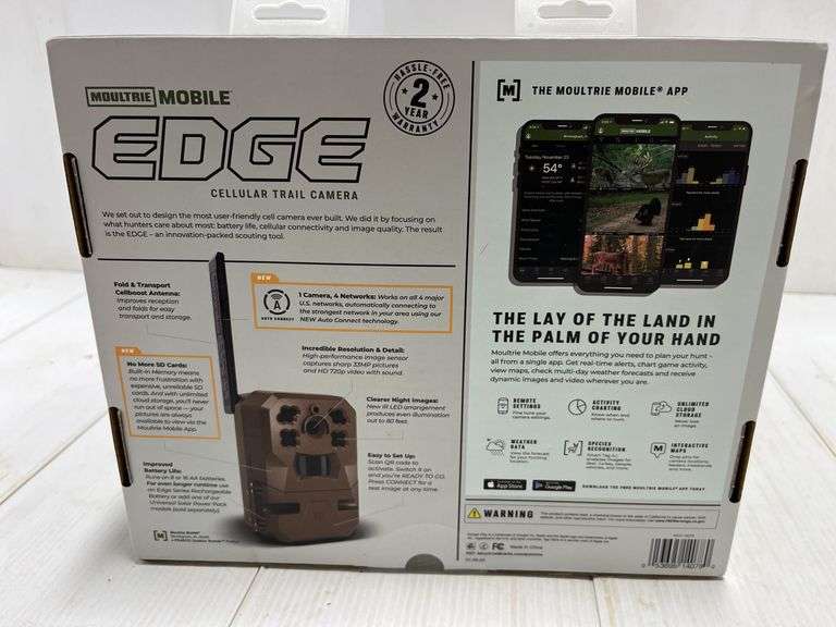 2-Pack of Moultrie Mobile Edge cellular trail camera, NIB - Albrecht ...