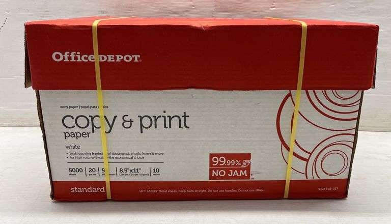 Office Depot and TruRed Copy/Print Paper, 92 bright, 20 lb., 8 1/2" x ...