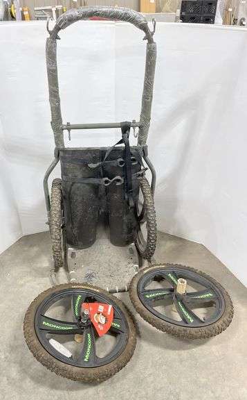 Dolly for outdoor use, good for deer hauling, comes with two wheels for ...