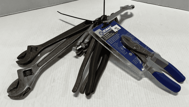 (8) Pairs of pliers, include: Crescent, 6"; Kobalt pliers, new; Pair of ...