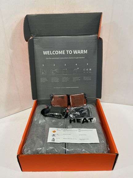 Mens Gobi Ridge heated hoodie, storm, size 2XL, with batteries and ...