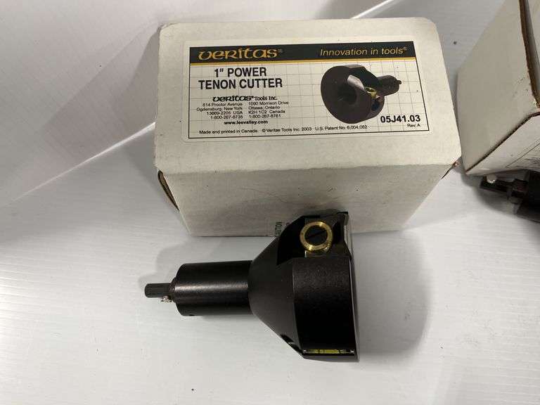 Tenon cutter set, includes: 5/8", 3/4", 1", 1 1/2", and 2", NIB ...