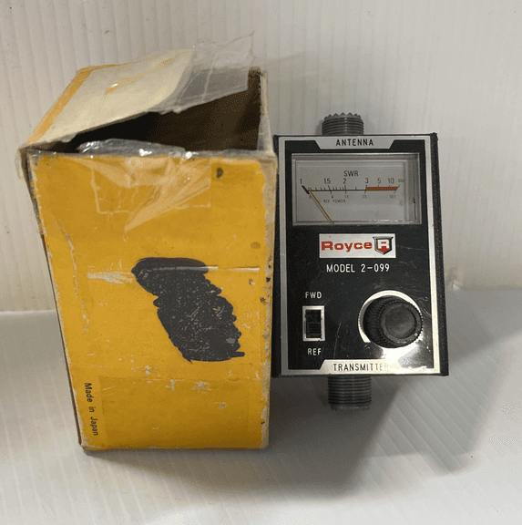 SWR meter, model 2-099, made by Royce Electronics Corporation ...