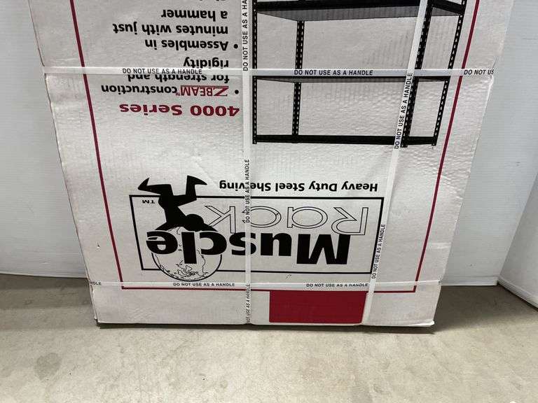Muscle Rock 4000 series shelving unit, 48"W x 24"D x 84"H, NIB ...