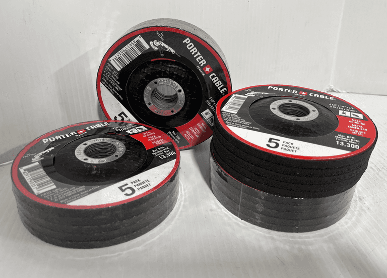 (20) Porter-Cable metal grinding discs, 4 1/2" x 1/4" x 7/8", new ...