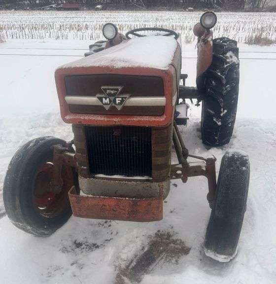 Massey-Ferguson 135 Gas Tractor with Power Steering, 3-Point, PTO, 1 ...
