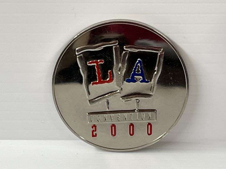 1961 John F. Kennedy bronze inauguration coin by US mint, 3"Dia sealed ...