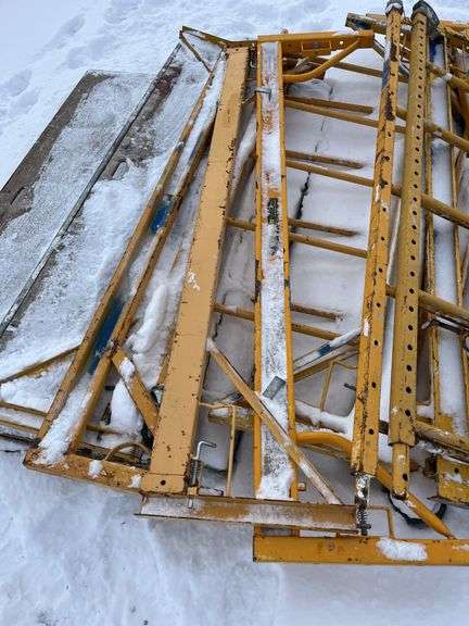 Bakers scaffolding, includes: (10) End pieces, (8) Cross members, and ...