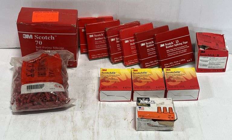 3M Scotch 70 rubber electrical tape, rubber spiking tape, insulation ...