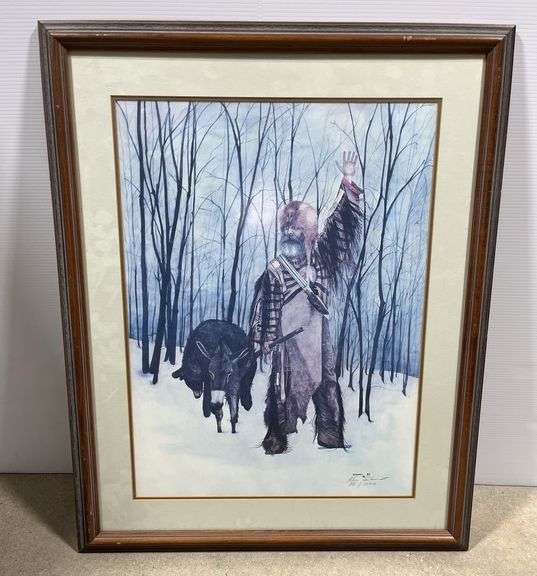 Ken Schmidt "Arriving in Style" print, 84 of 1,000, 25 1/2" x 32", has ...