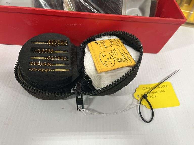 (2) Heavy duty rifle and shotgun cleaning kits, Cable rifle kit, 17 cal ...