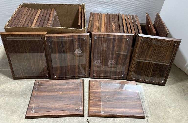 (2) Boxes of plaque board, includes: Small bag of plaque pins, 10 1/2"W ...