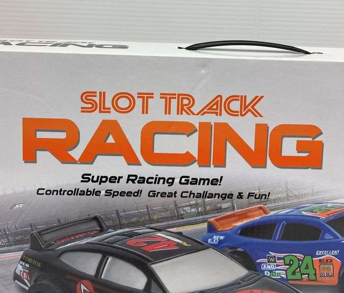 Slot track racing track with (2) cars, 1/64 scale, NIB - Albrecht ...