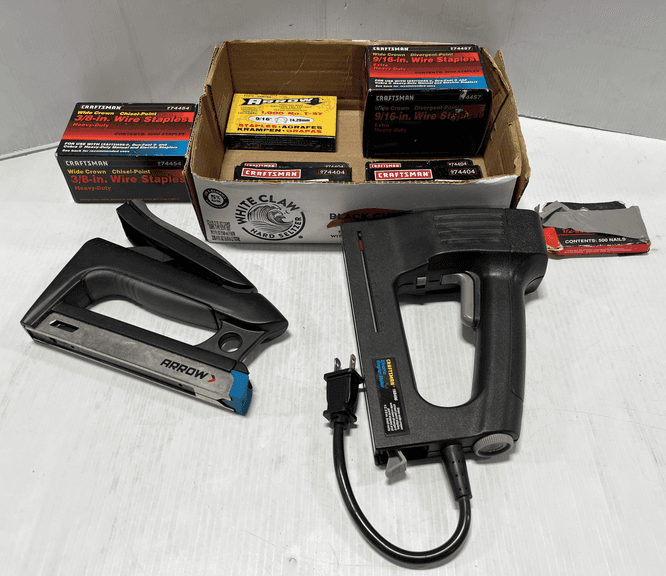 Craftsman electric stapler/nailer, No. 968496, comes with staples and ...