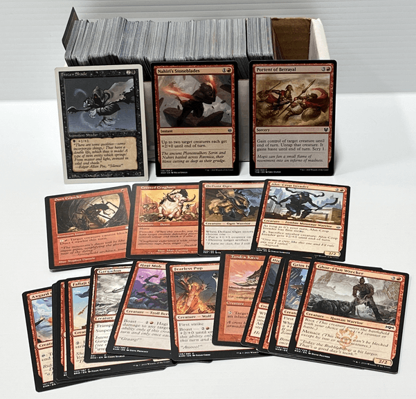 (500) Magic Cards, older and newer, with uncommon rares and foils ...