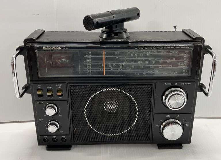 Radio shack boombox, model no. 12-649, 14"L - Albrecht Auction Service