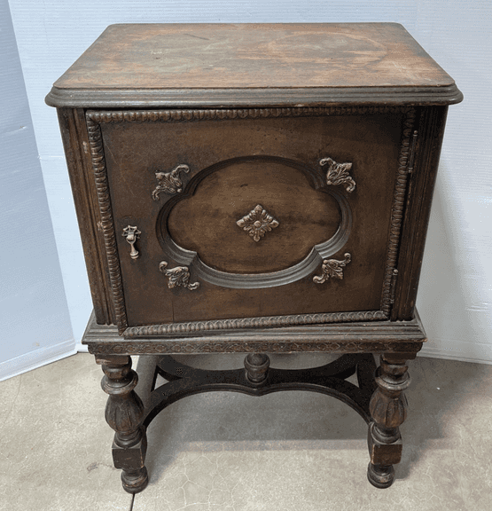 Old night stand, 18"W x 13"D x 26"H, wear, finish loss - Albrecht ...