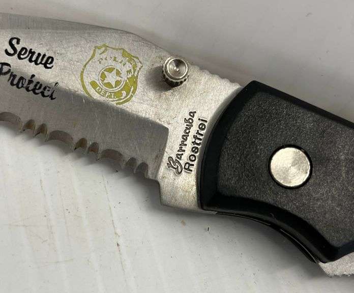 Law Enforcement Lock Blade Knife - Albrecht Auction Service