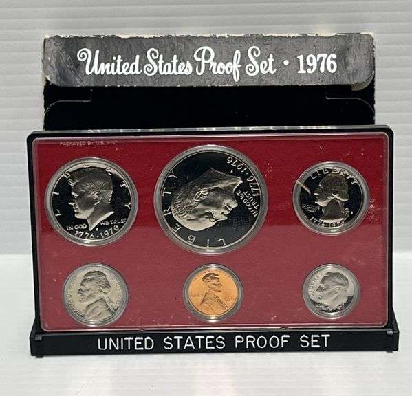 1976 US proof set, bicentennial year - Albrecht Auction Service