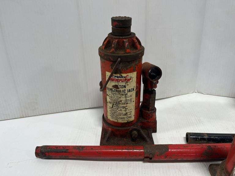 Sears 4-ton hydraulic jack, Perry auto crafter 5-ton hydraulic jack ...