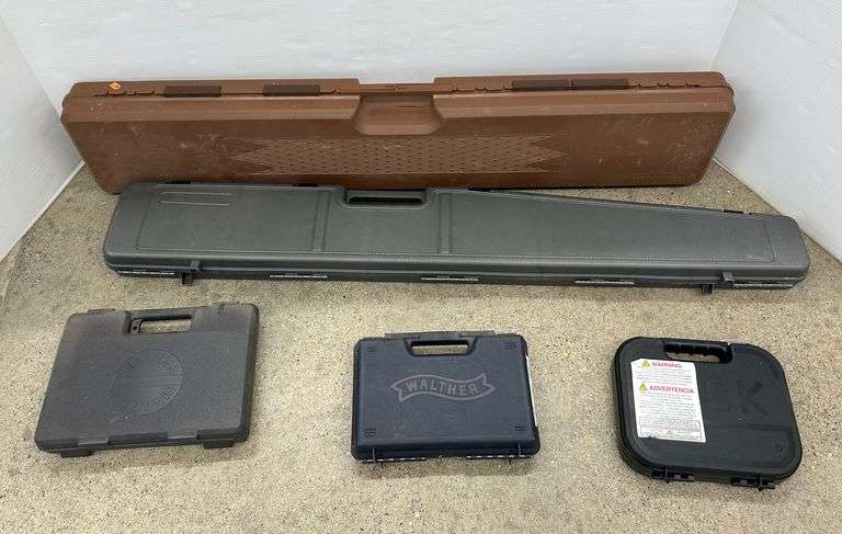 (2) Hard Long Gun Cases, and (3) Hard Pistol Cases - Albrecht Auction ...
