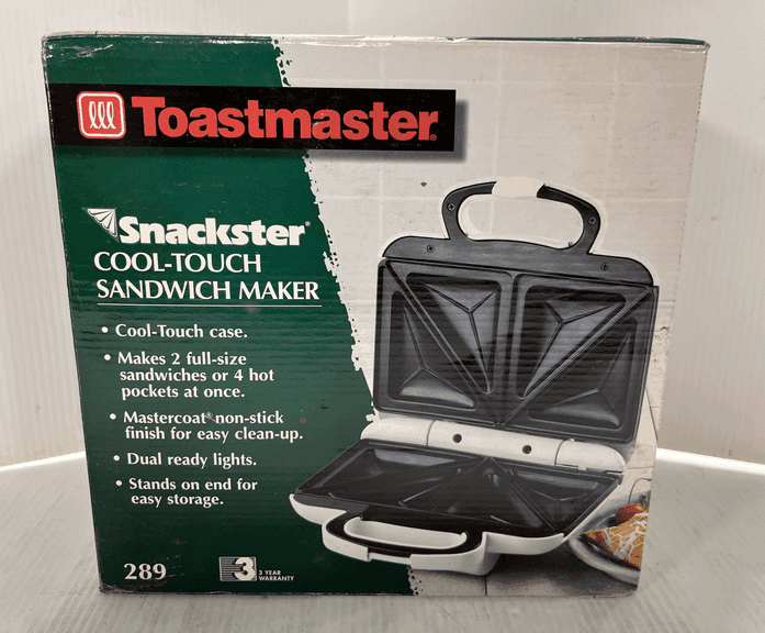 Toastmaster Snackster cool-touch sandwich maker, looks new - Albrecht ...